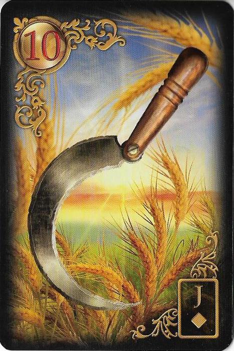 Karte 10 - Die Sense :: Anahid-mein-kartenblog